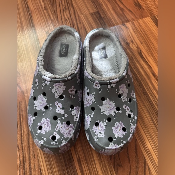 CROCS | Shoes | Crocs Freesail Printed Lined Clog | Poshmark